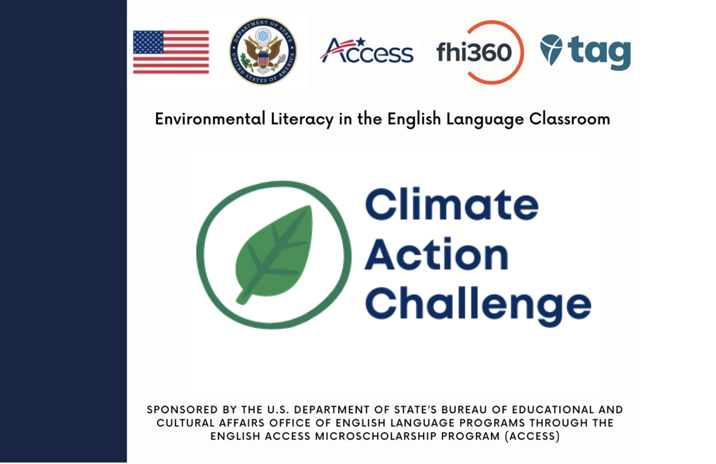 Supporting Environmental Literacy in English Language Classrooms Worldwide - Take Action Global
